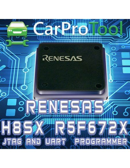 Cptsp10 Renesas H8sx R5f6172x Jtag Uart Can Programmer Crash Data